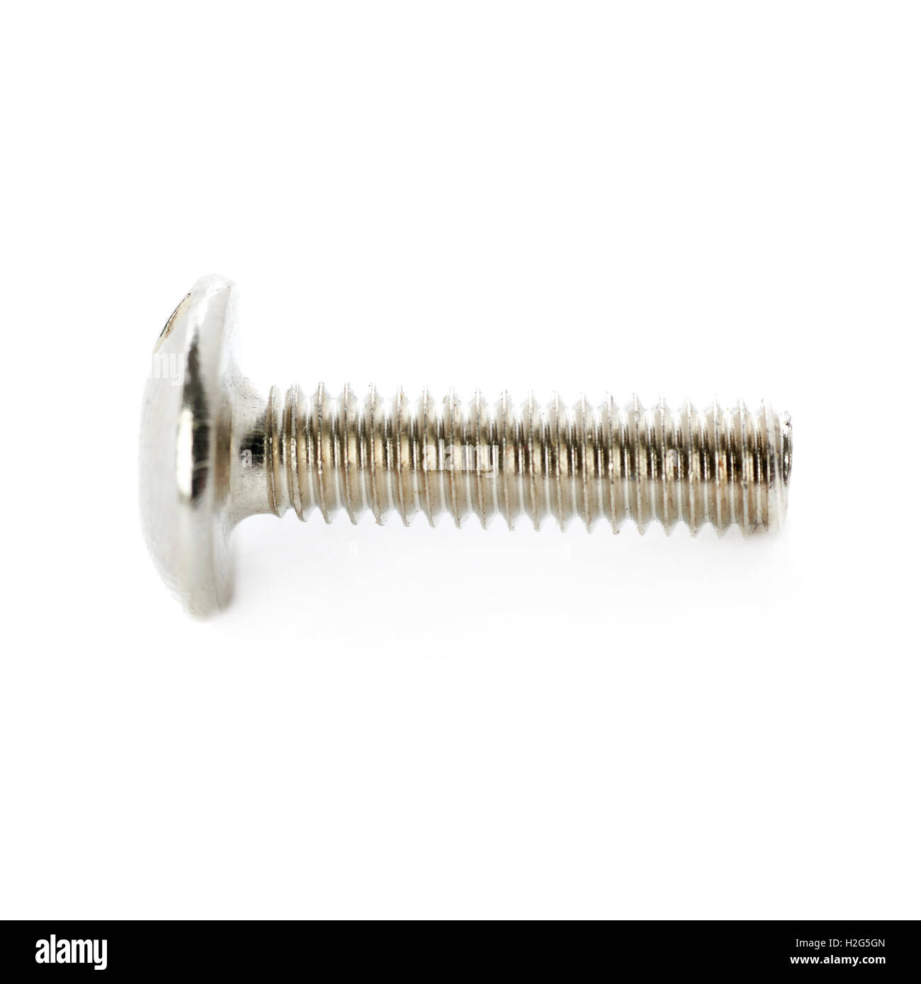 Metal screw isolated over the white background Stock Photo - Alamy
