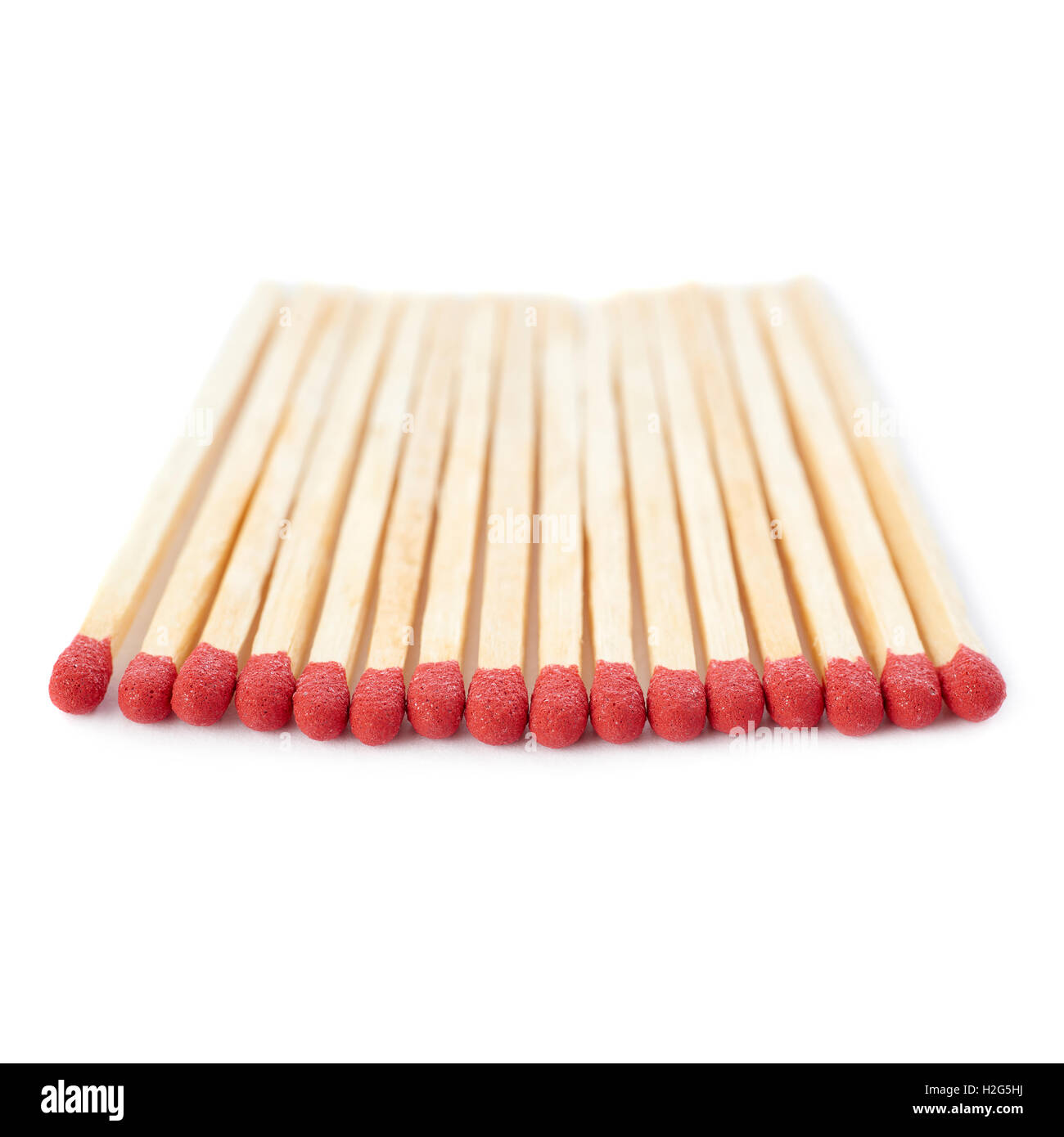 Pile of Wooden matches isolated over the white background Stock Photo ...