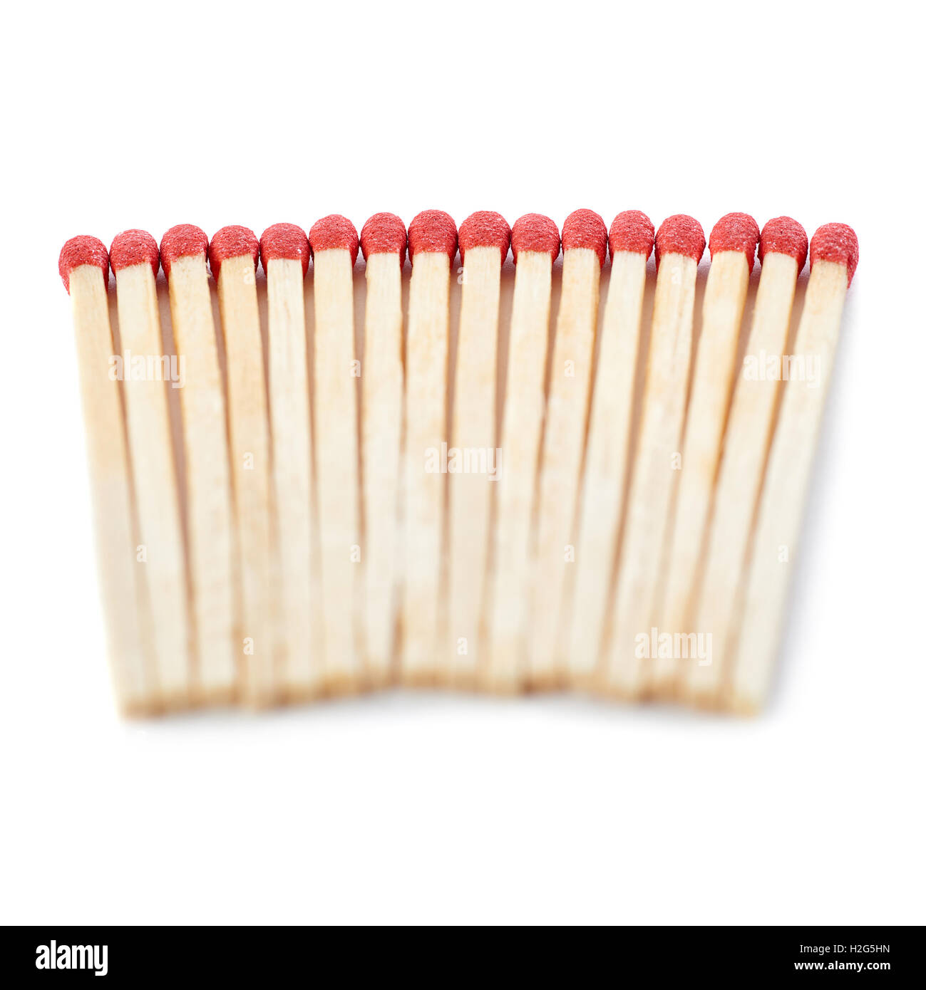 Pile of Wooden matches isolated over the white background Stock Photo ...