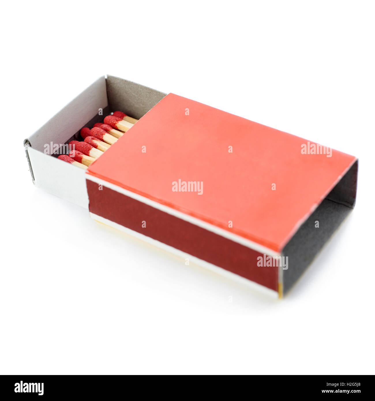 Pile of Wooden matches isolated over the white background Stock Photo ...