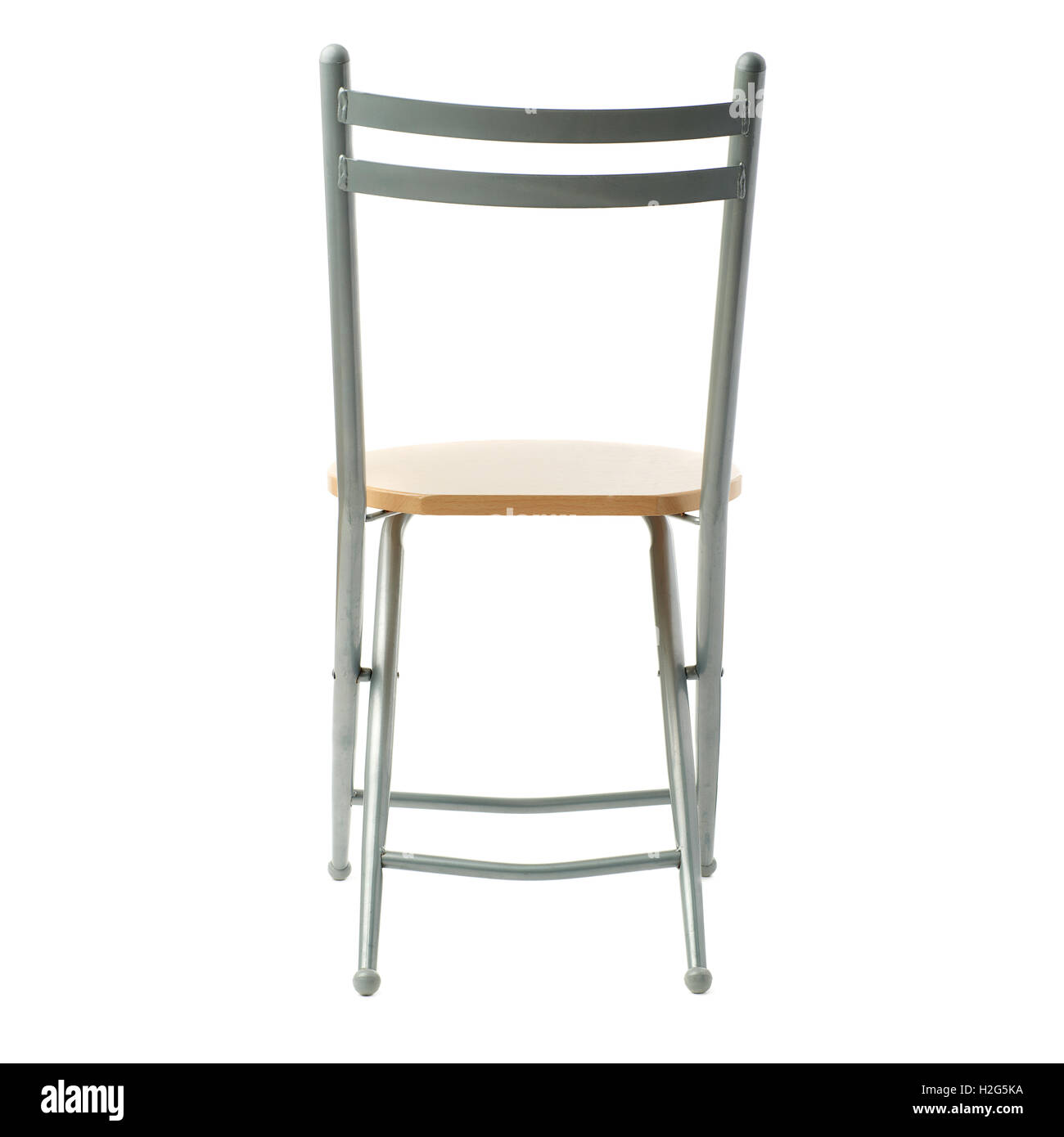 Folding chair over isolated white background Stock Photo - Alamy