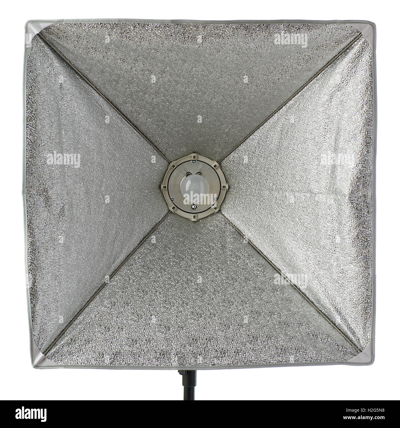 Studio flash on a stand over isolated white background Stock Photo - Alamy