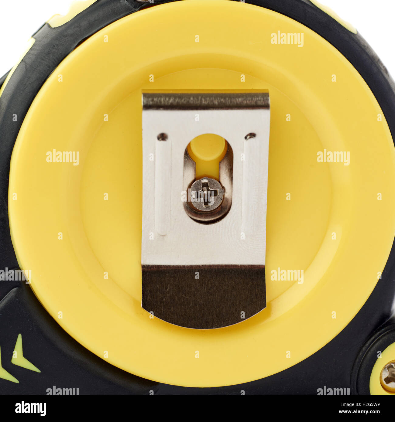 Measuring tape over isolated white background Stock Photo - Alamy