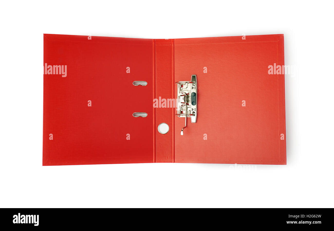 Office folder isolated over the white background Stock Photo - Alamy