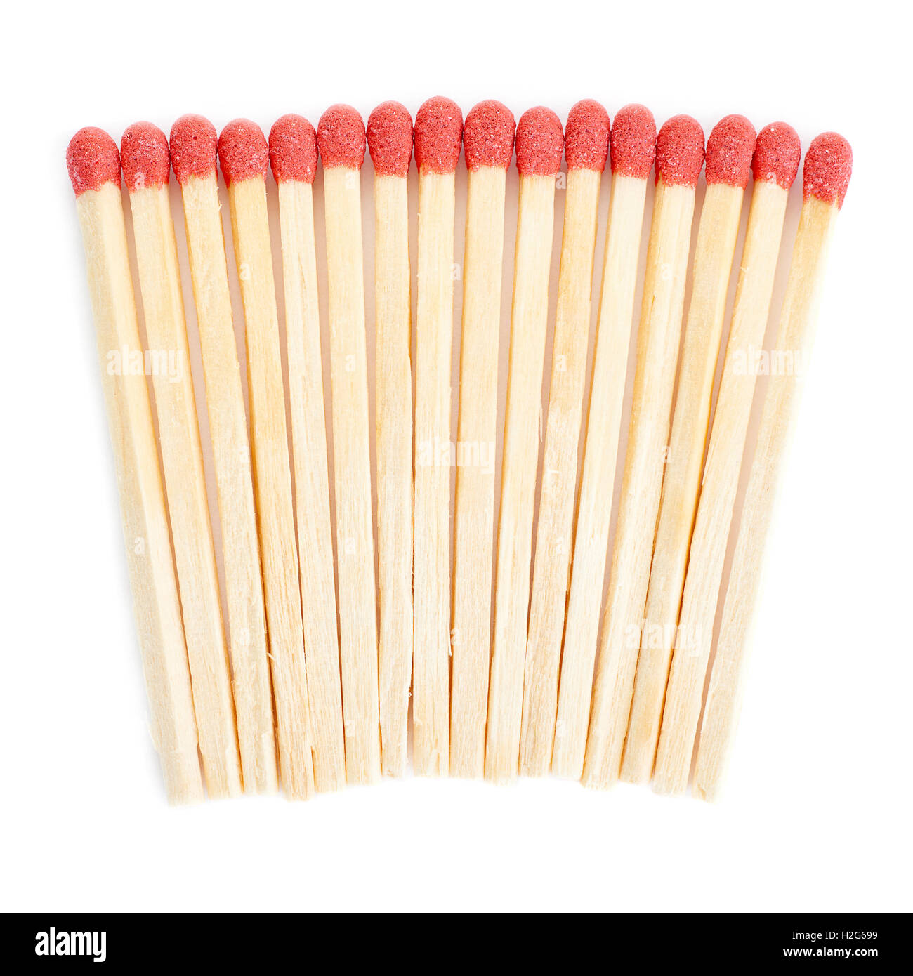 Pile of Wooden matches isolated over the white background Stock Photo ...