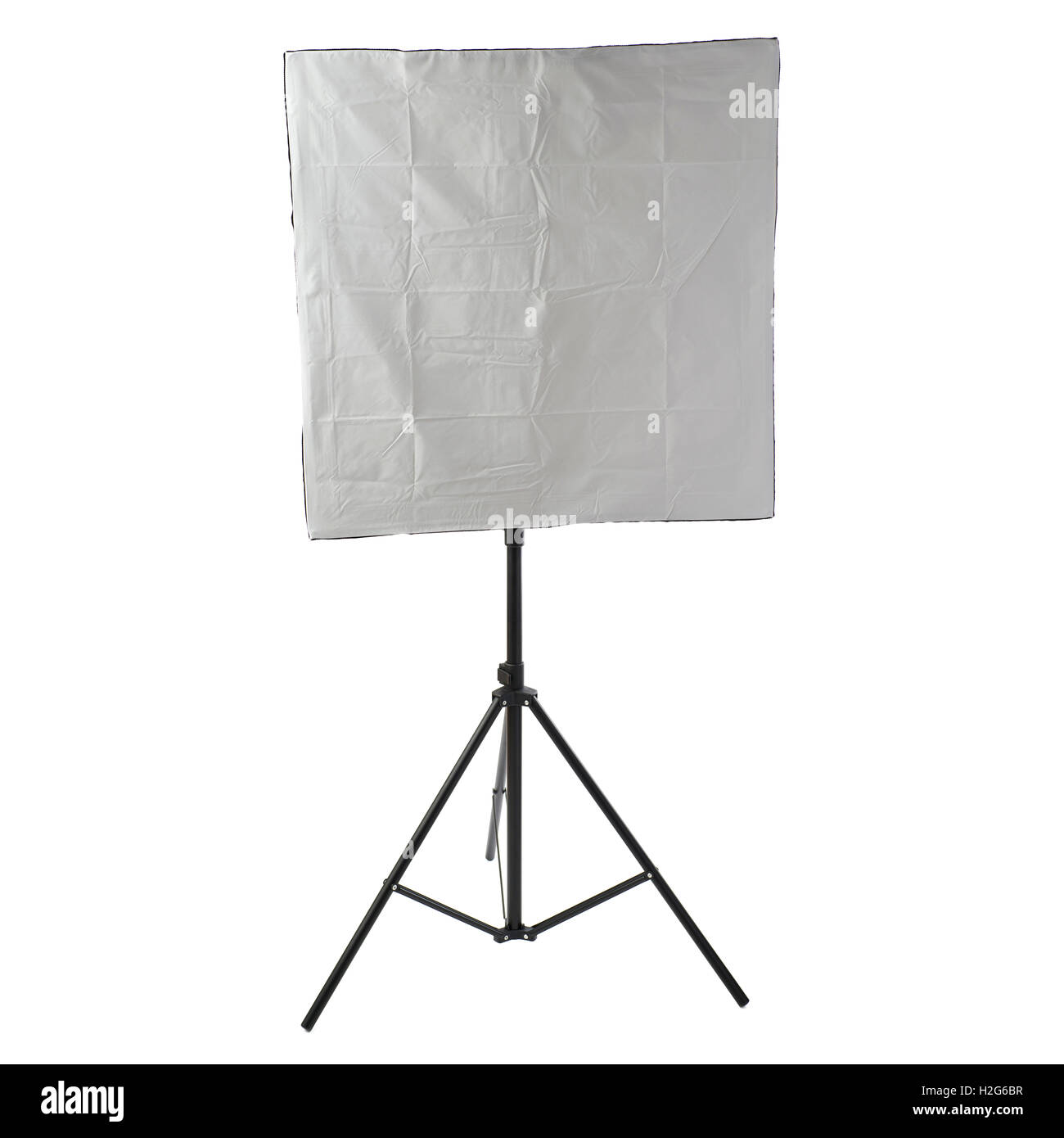 Studio flash on a stand over isolated white background Stock Photo - Alamy
