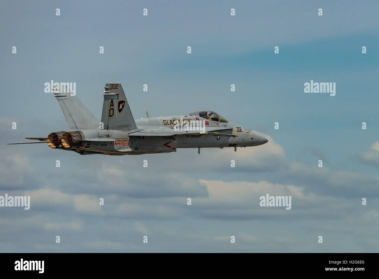 NEW WINDSOR, NY - SEPTEMBER 3, 2016: The evolution of F 18 Hornet from ...