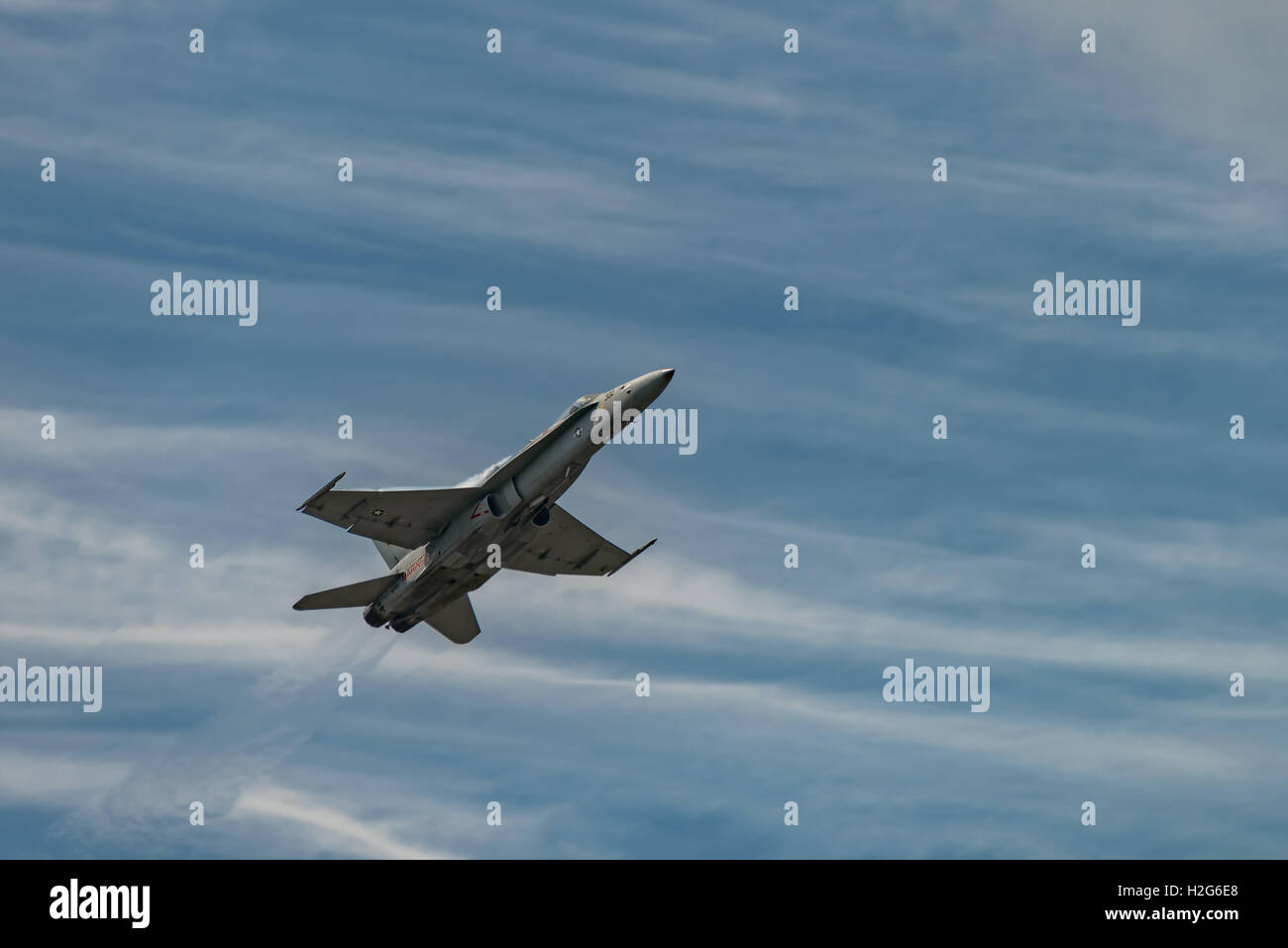 NEW WINDSOR, NY - SEPTEMBER 3, 2016: The evolution of F 18 Hornet from ...
