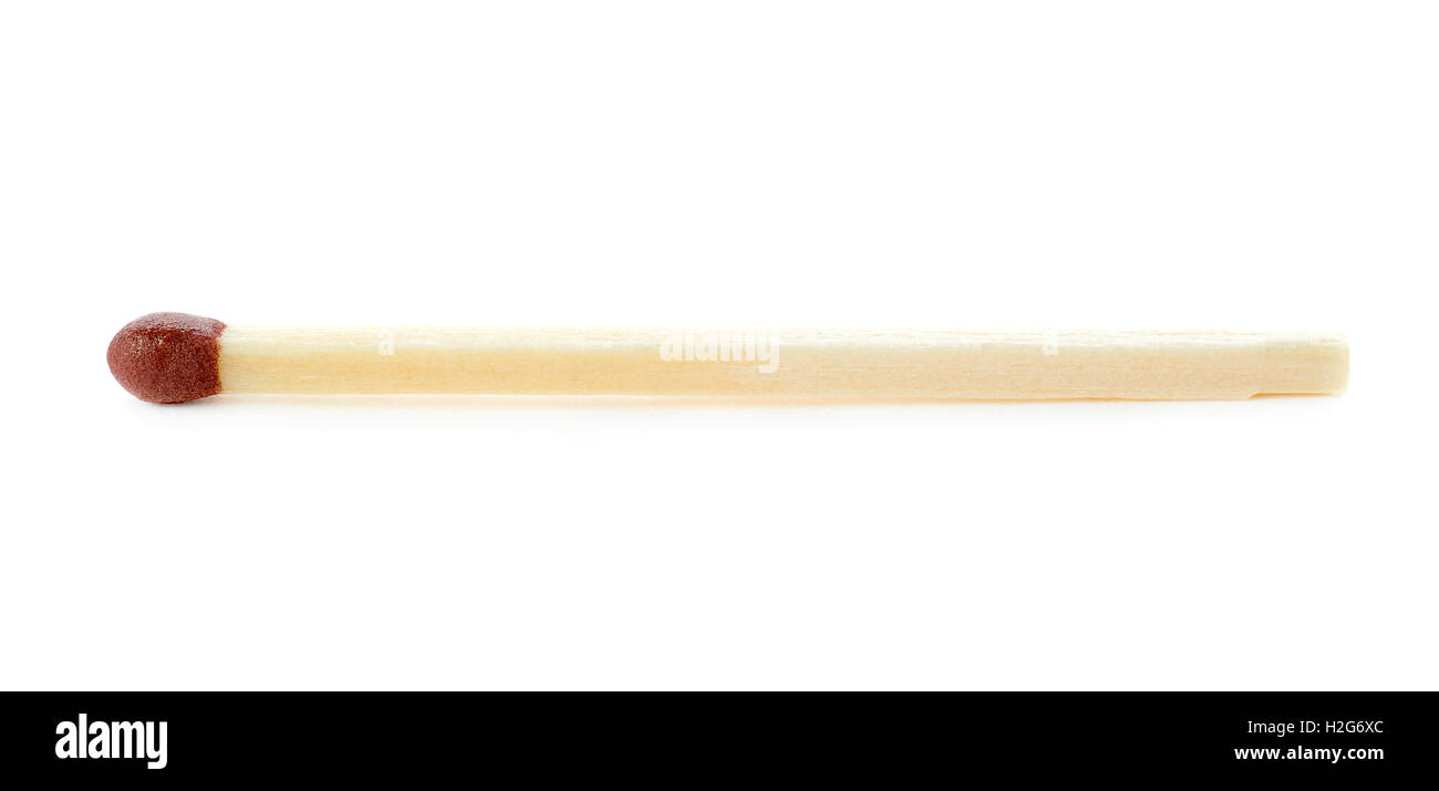 Wooden match isolated over the white background Stock Photo - Alamy