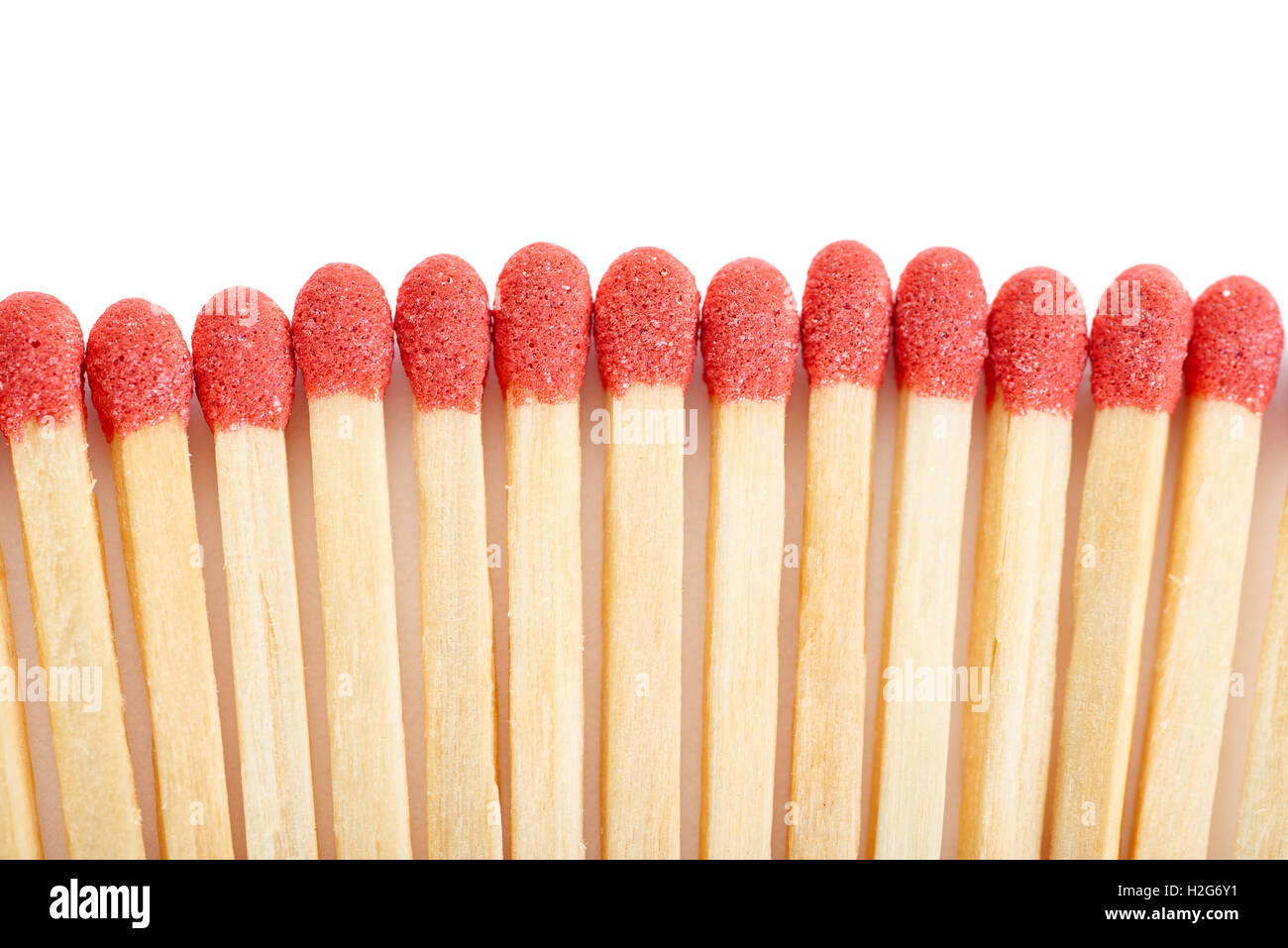 Pile of Wooden matches isolated over the white background Stock Photo ...