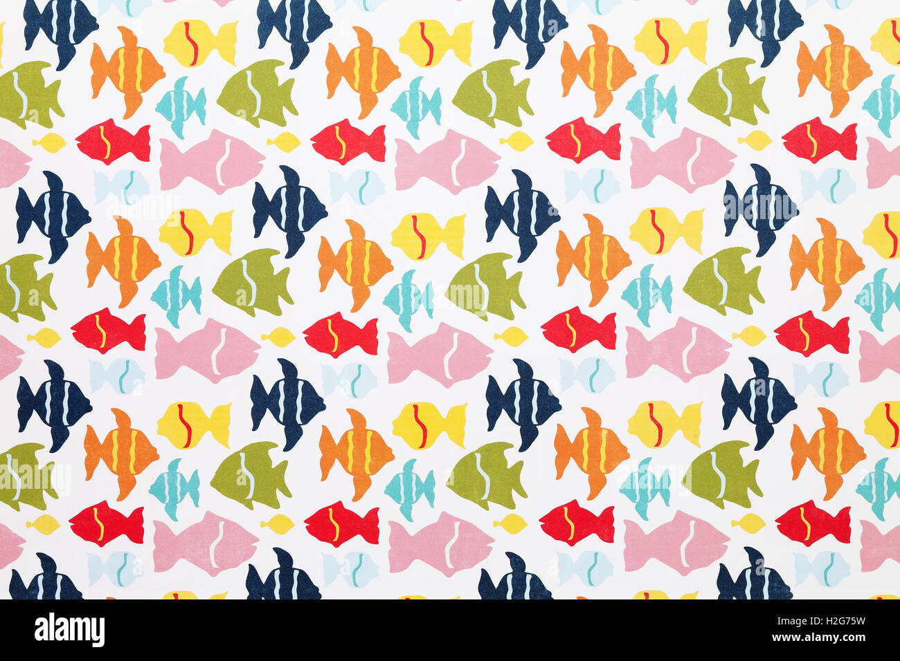 Close up of fish pattern paper, texture background Stock Photo - Alamy