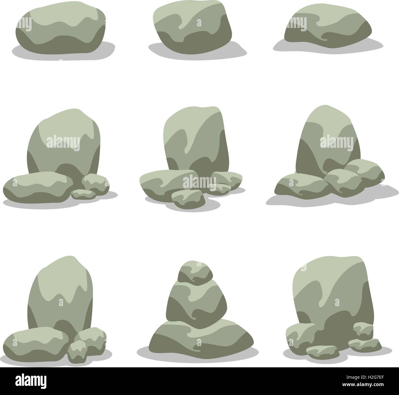 Rock element design of vector art Stock Vector Image & Art - Alamy