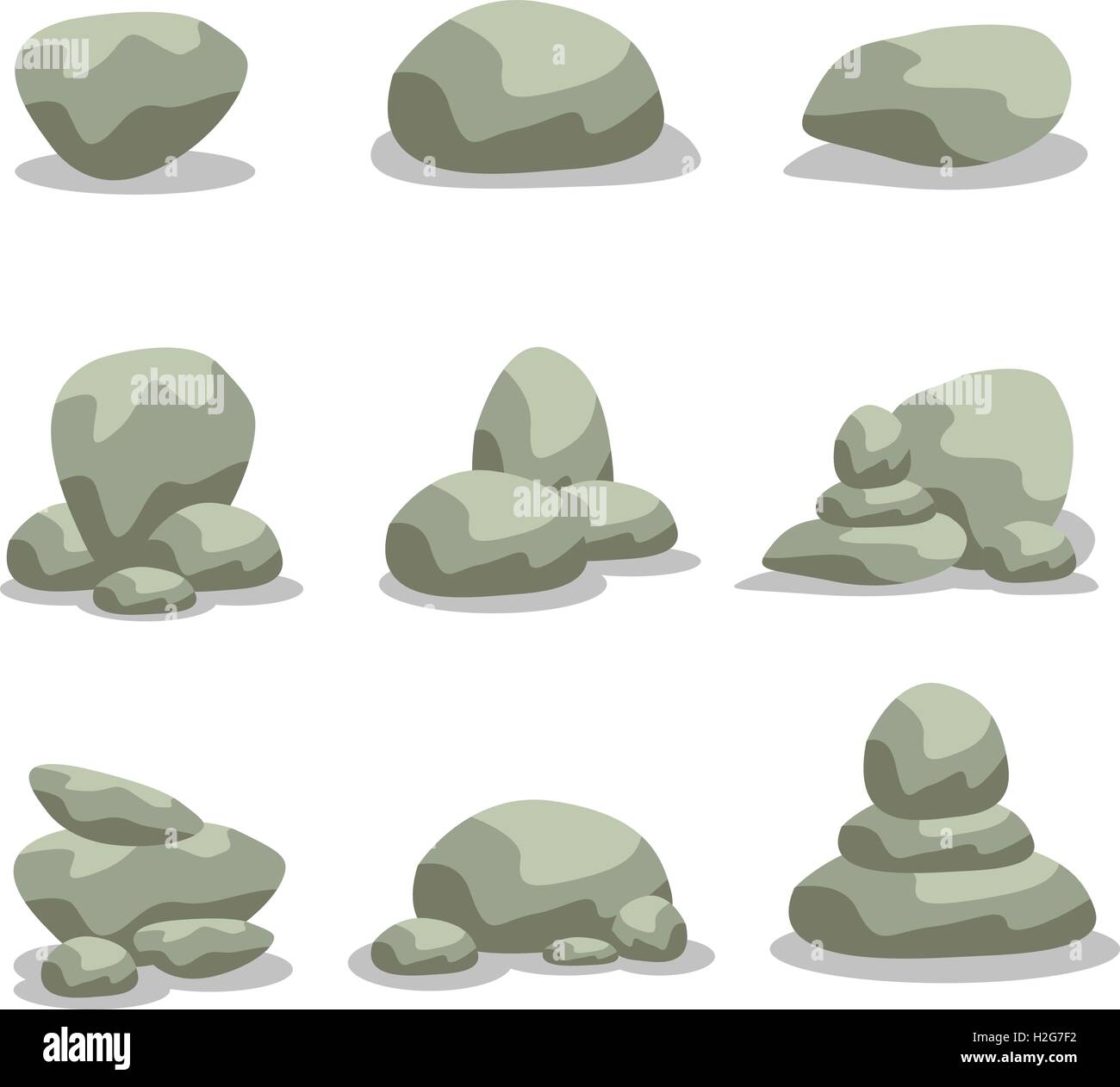 Design rock stone set element of vector Stock Vector Image & Art - Alamy