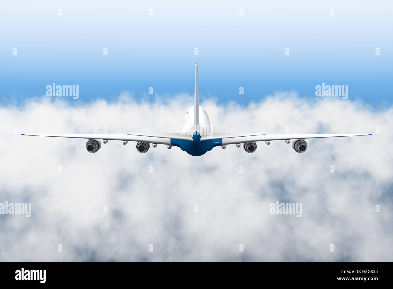 Aeroplane (Airplane) Flying Stock Photo - Alamy