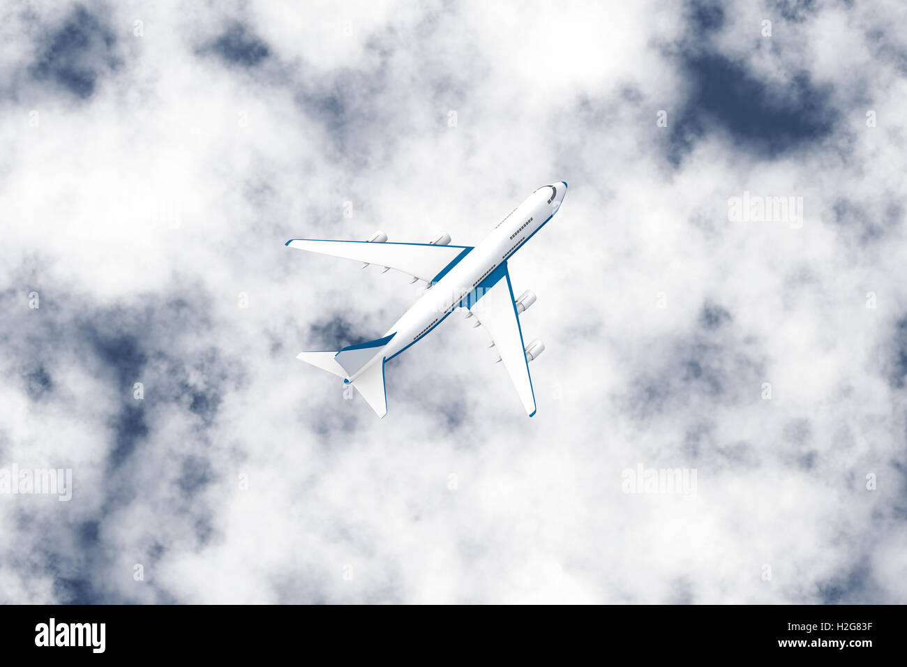 Aeroplane (Airplane) Flying Stock Photo - Alamy