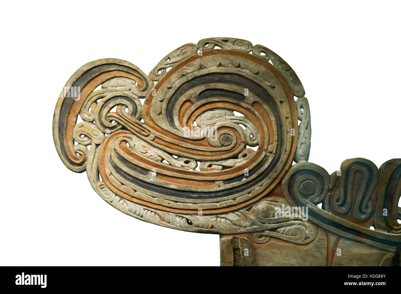 Bird seabird pacific wooden carving solomon islands hi-res stock ...