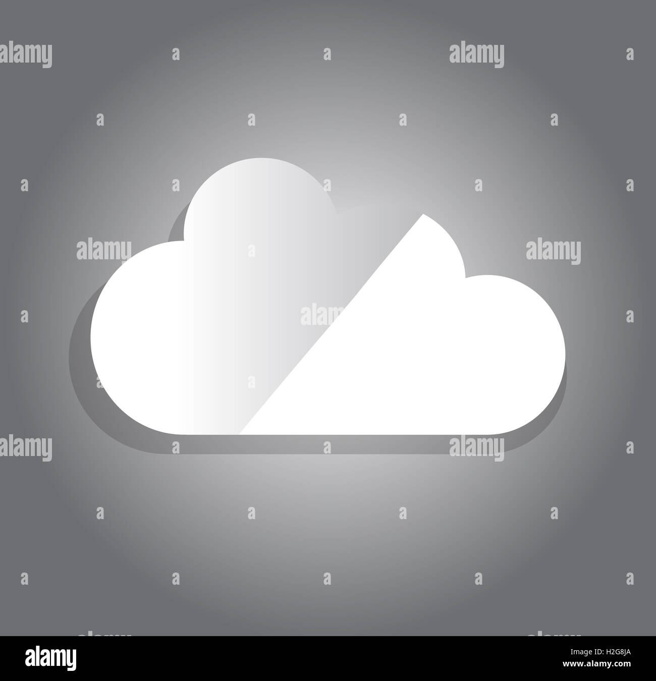 Cloud computing with media icons infographic Stock Photo - Alamy