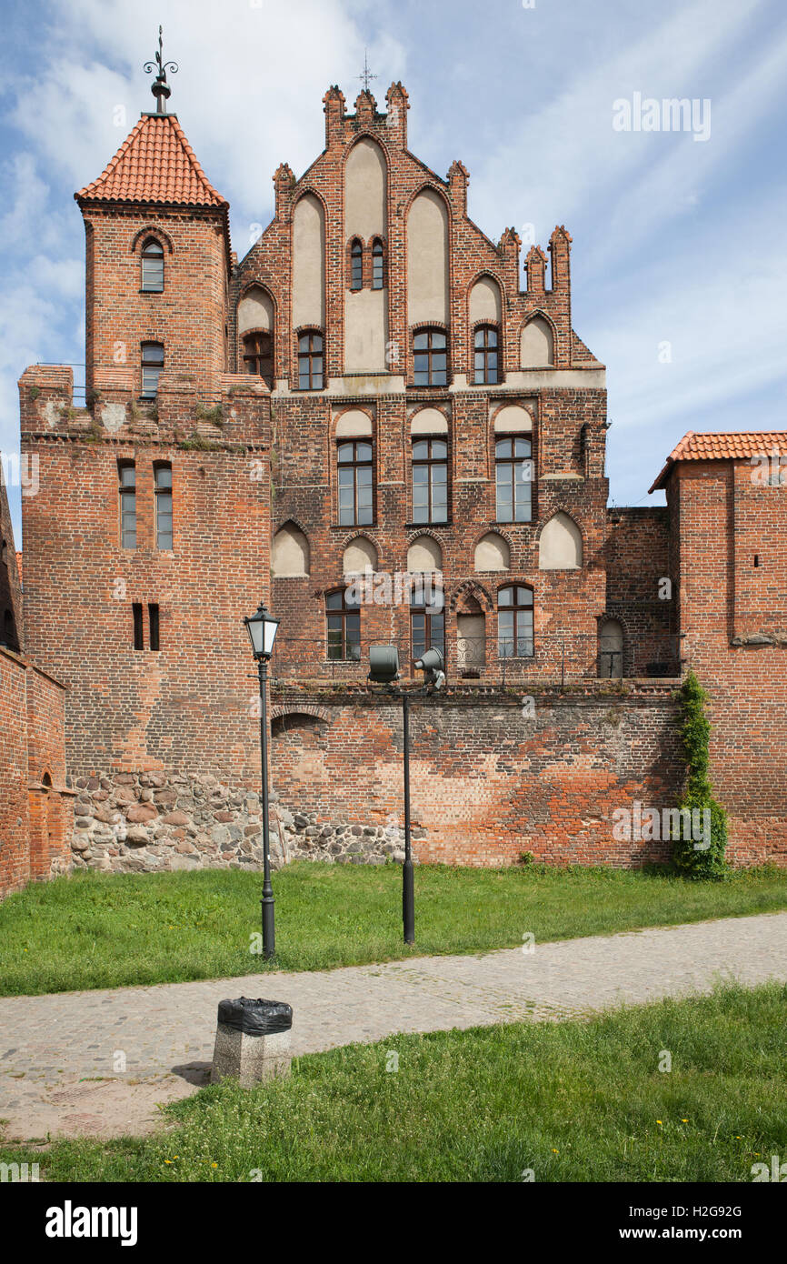Citizen Court, sentry tower in Torun, Poland, former summer residence ...