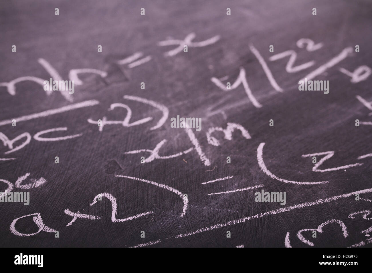 Maths teacher blackboard hi-res stock photography and images - Alamy