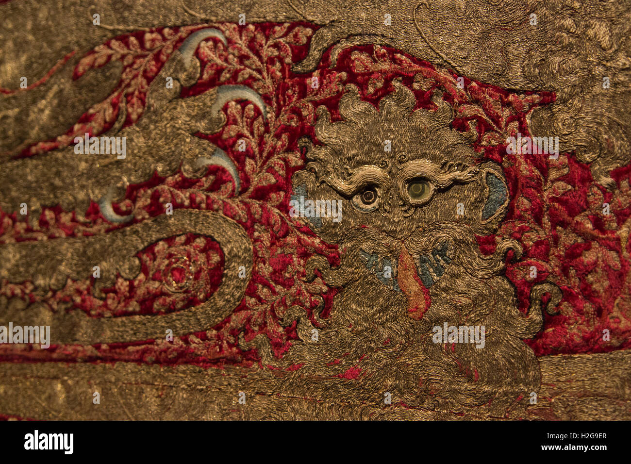 London, UK. 28 September 2016. Pictured: Part of a horse trapper ...