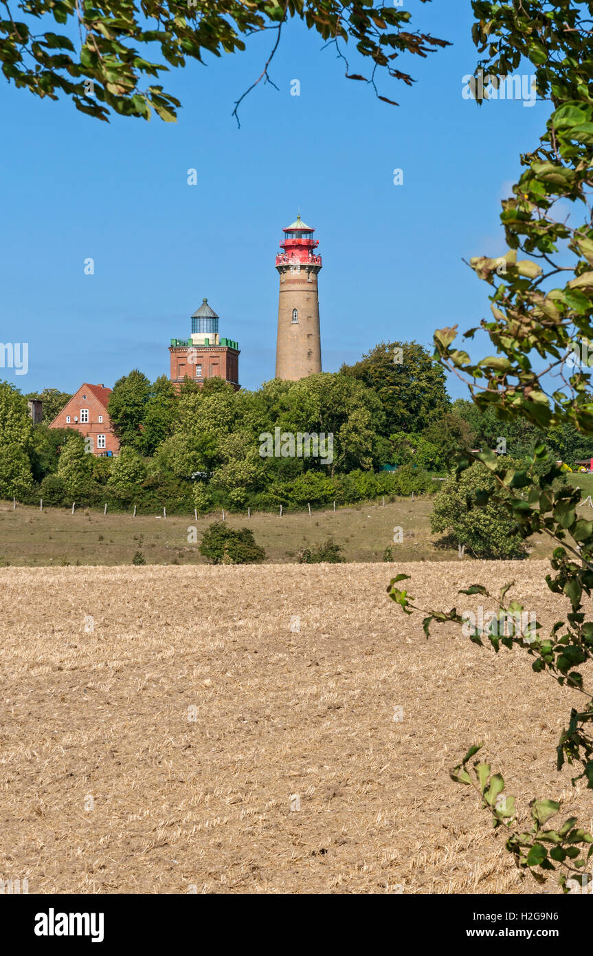 Lighthouses at Kap (Cape) Arkona on the Island of Rügen, Mecklenburg ...