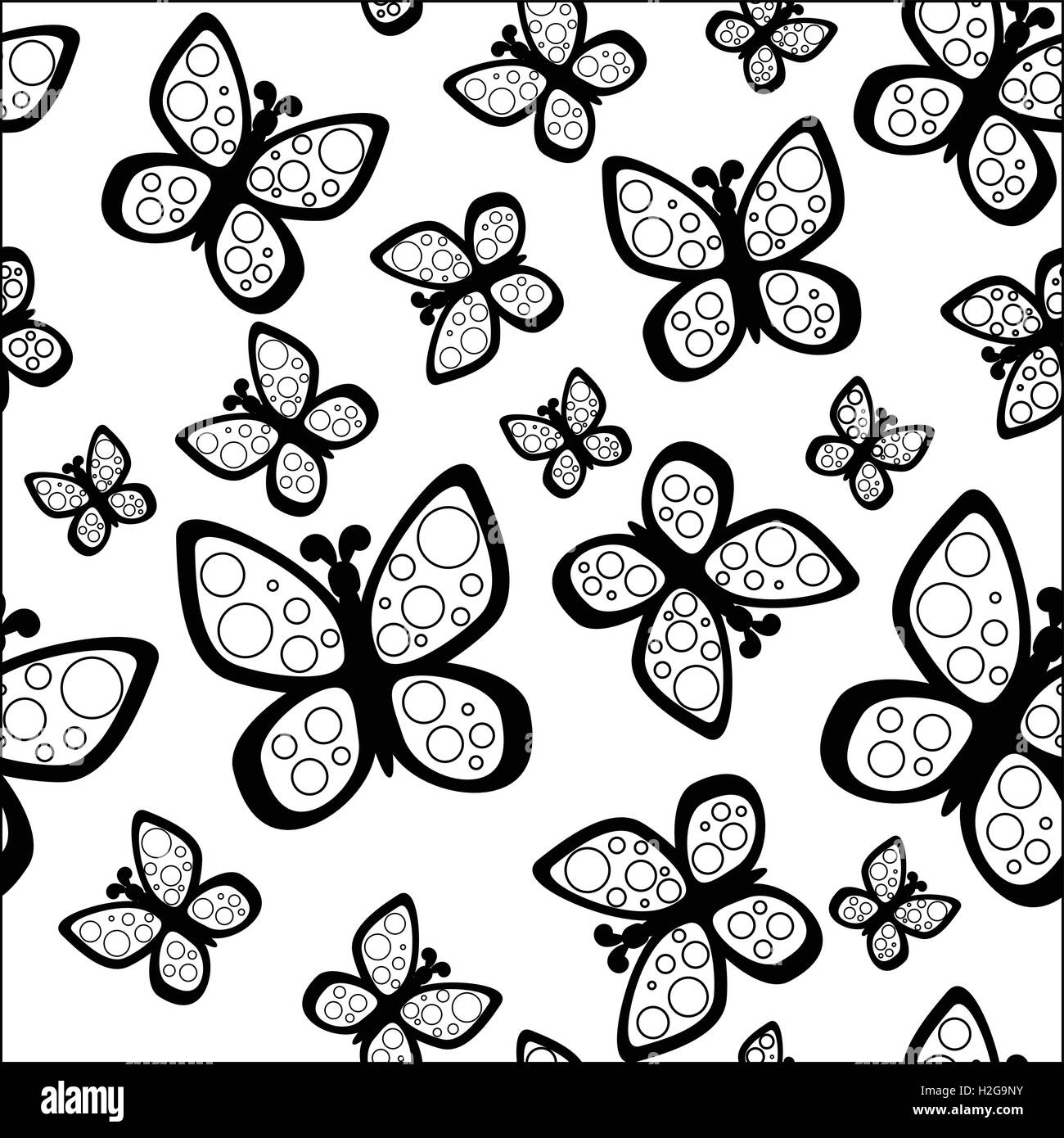 Seamless turtle design Black and White Stock Photos & Images - Alamy