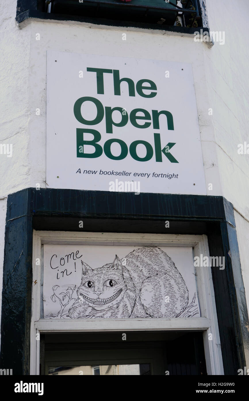 The Open Book bookshop in Wigtown, Scotland's national book town Stock ...