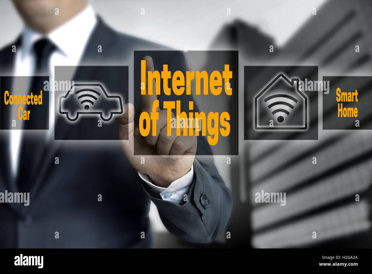 Internet things connected hi-res stock photography and images - Alamy
