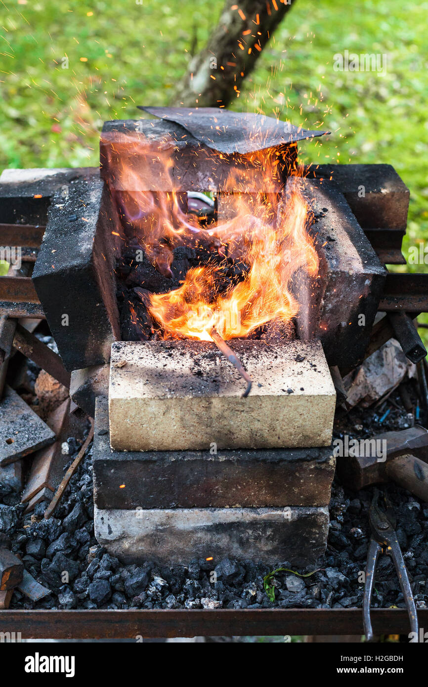 Forging furnace hi-res stock photography and images - Alamy