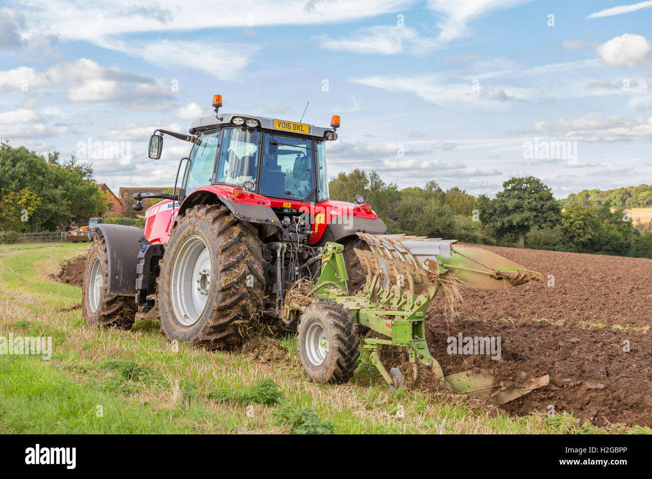 Plough tractor hi-res stock photography and images - Alamy