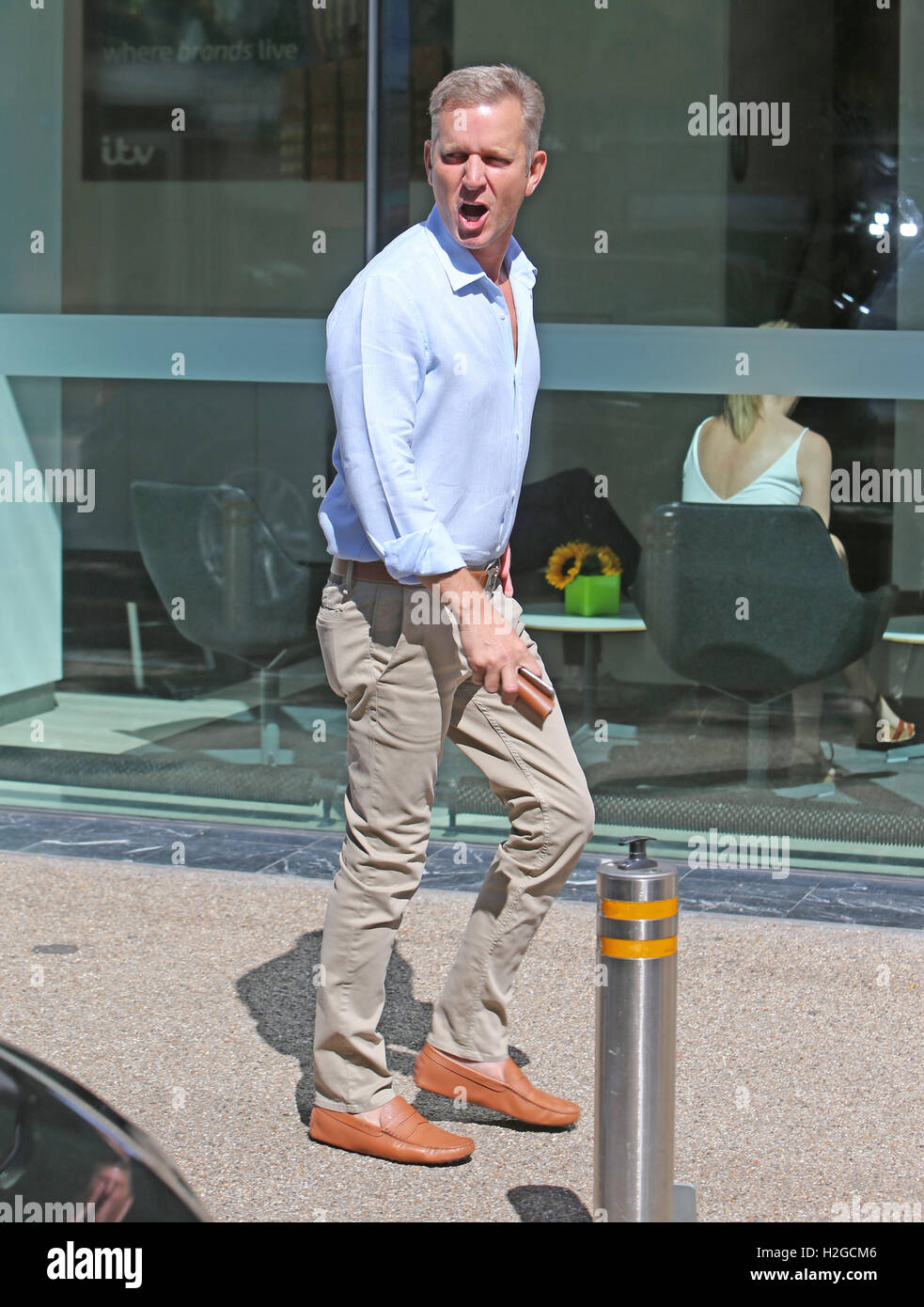 Jeremy Kyle outside ITV Studios Featuring: Jeremy Kyle Where: London ...