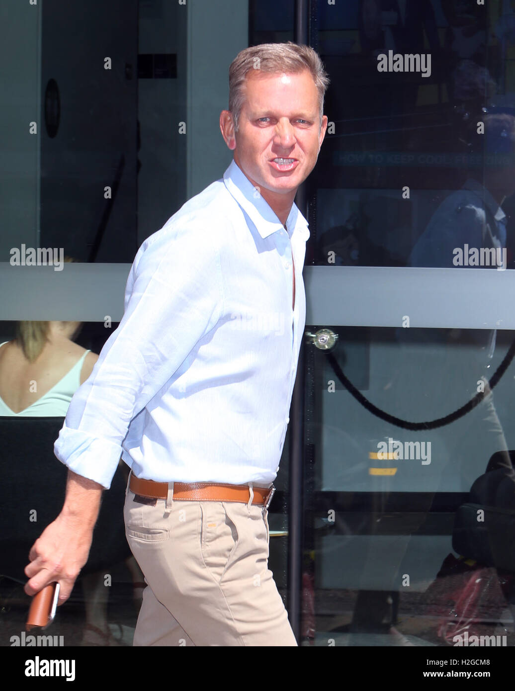 Jeremy Kyle outside ITV Studios Featuring: Jeremy Kyle Where: London ...