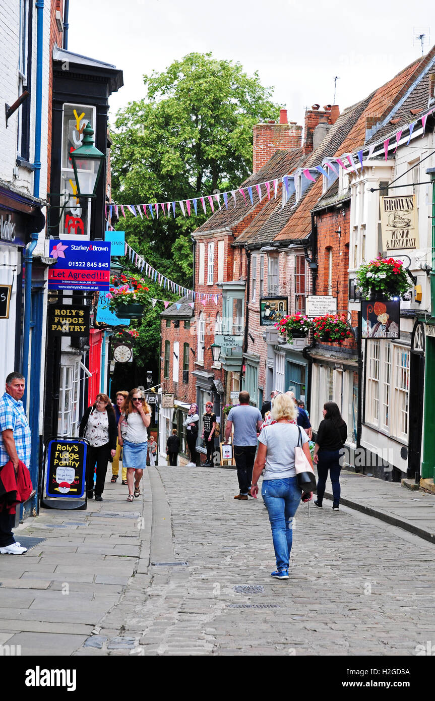 Steep Hill, Lincoln Stock Photo - Alamy