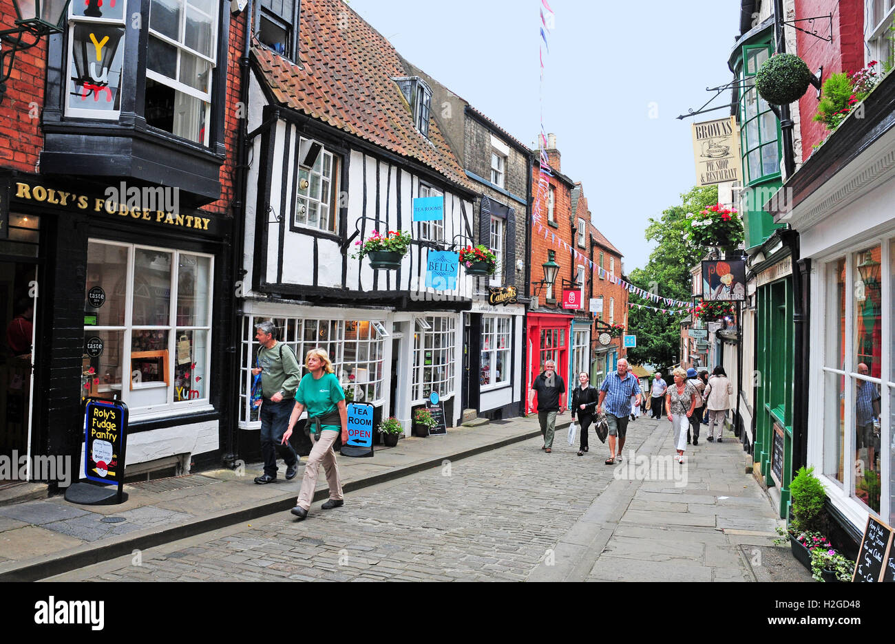 Steep Hill Lincoln Stock Photo - Alamy