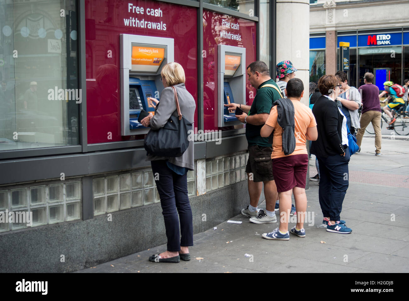 Sainsburys cash machine hi-res stock photography and images - Alamy