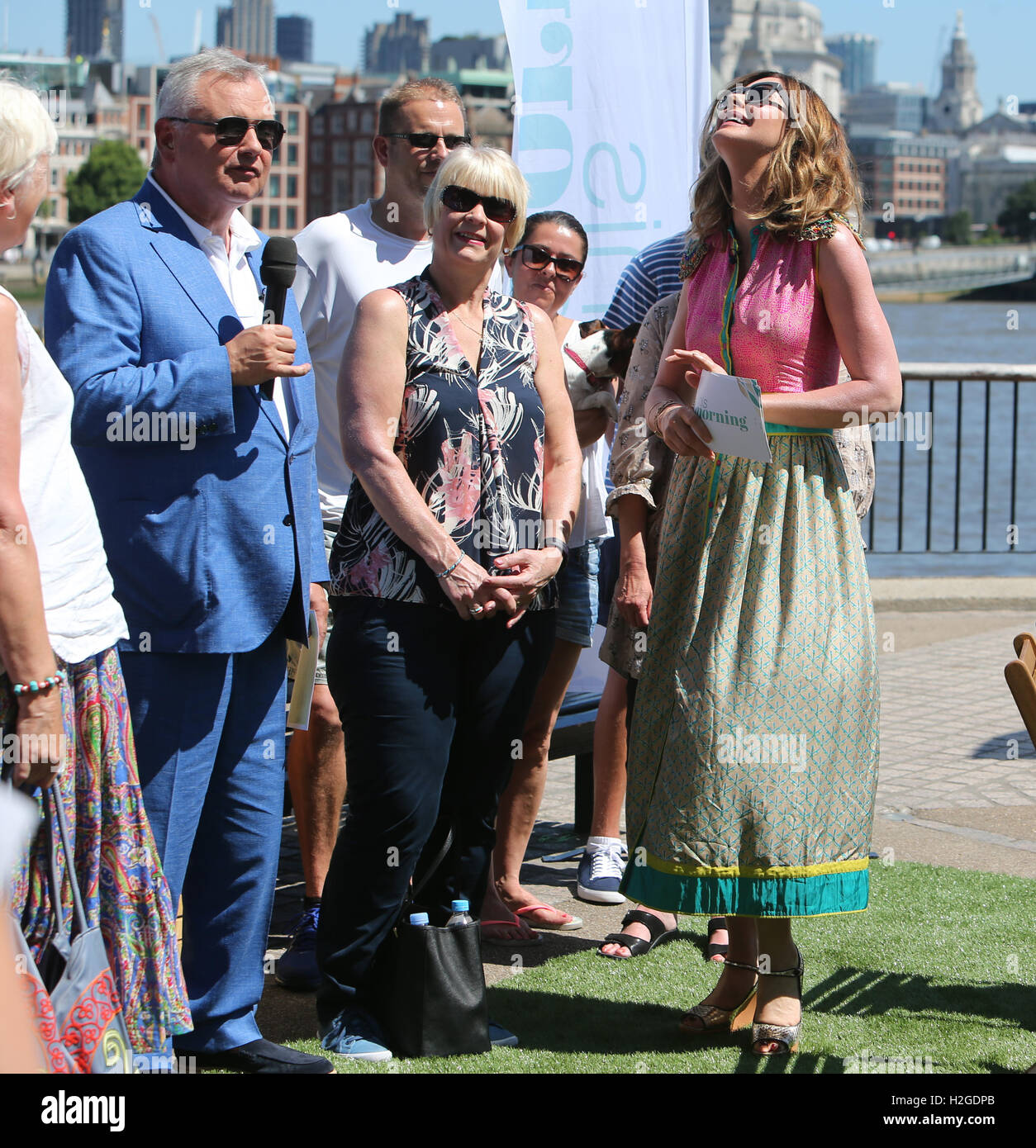 Ruth Langsford and Eamonn Holmes filming outside ITV Studios Featuring ...