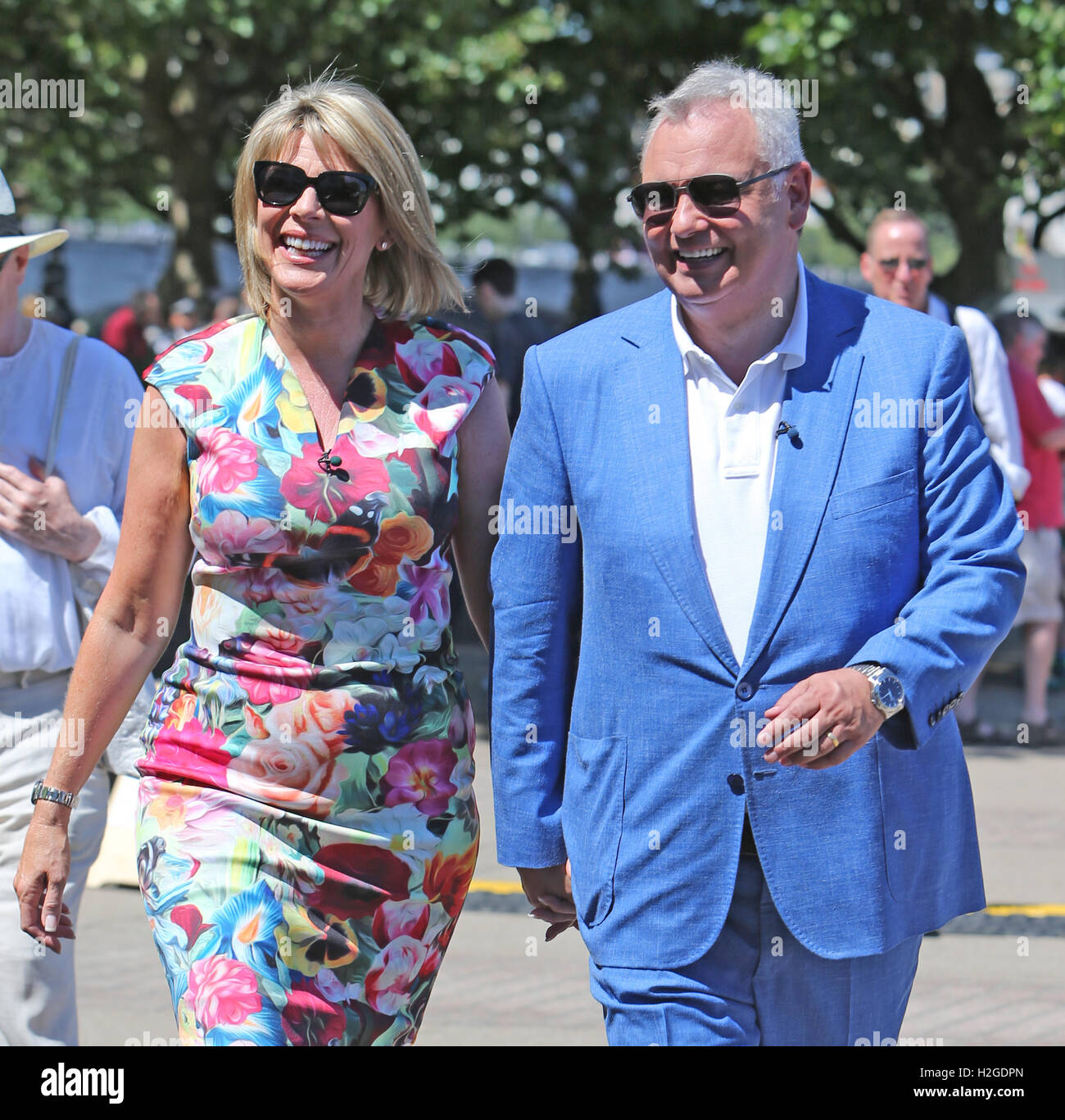 Ruth Langsford and Eamonn Holmes filming outside ITV Studios Featuring ...