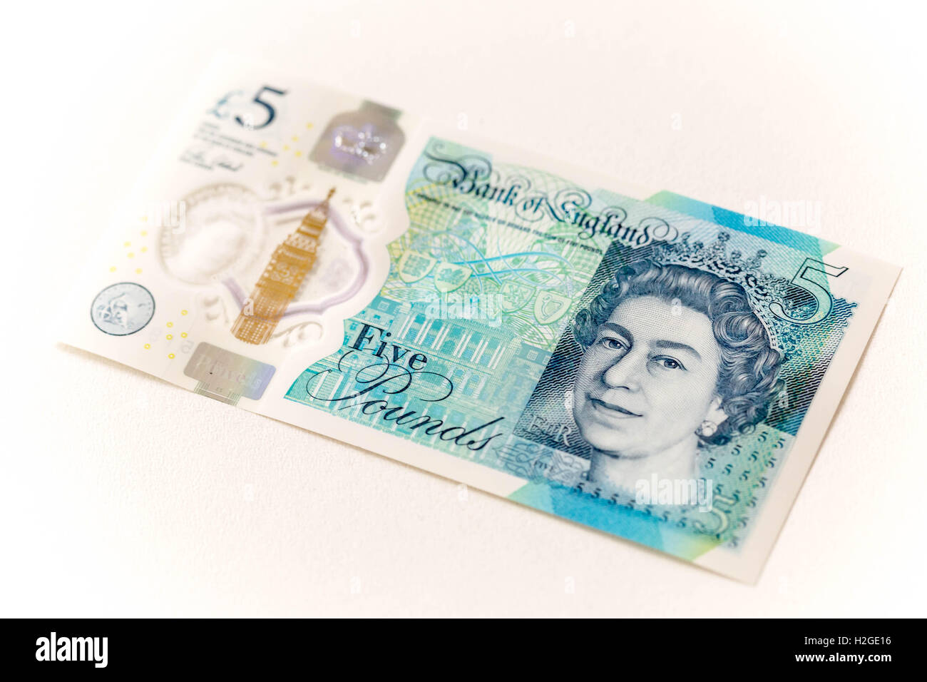 Five pound note with queen face hi-res stock photography and images - Alamy