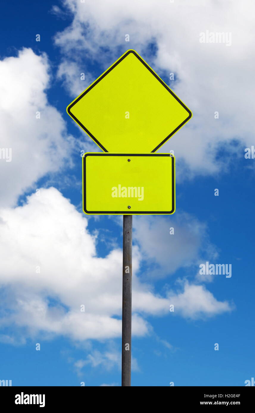 road sign over sky background Stock Photo - Alamy