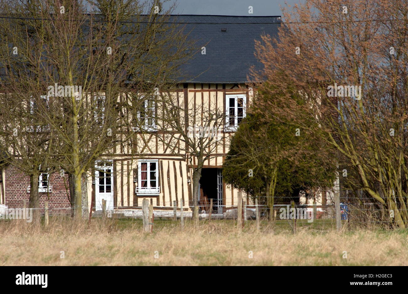 AJAXNETPHOTO. NORMANDY, FRANCE. - TRADITIONAL NORMAND ARCHITECTURE ...