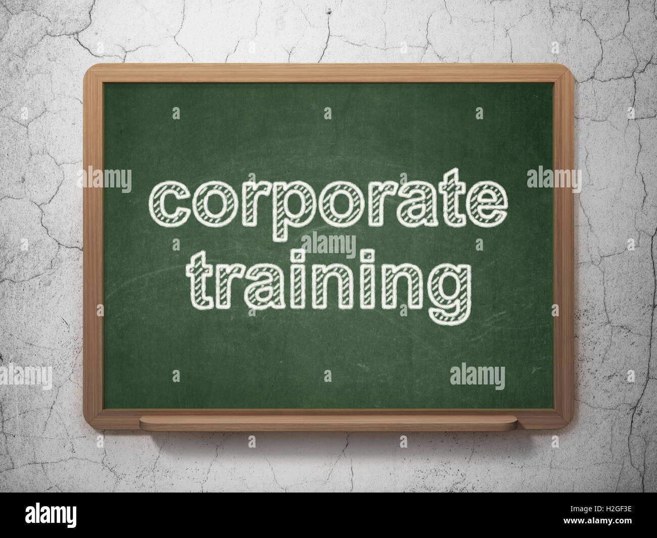 Learning concept: Corporate Training on chalkboard background Stock ...