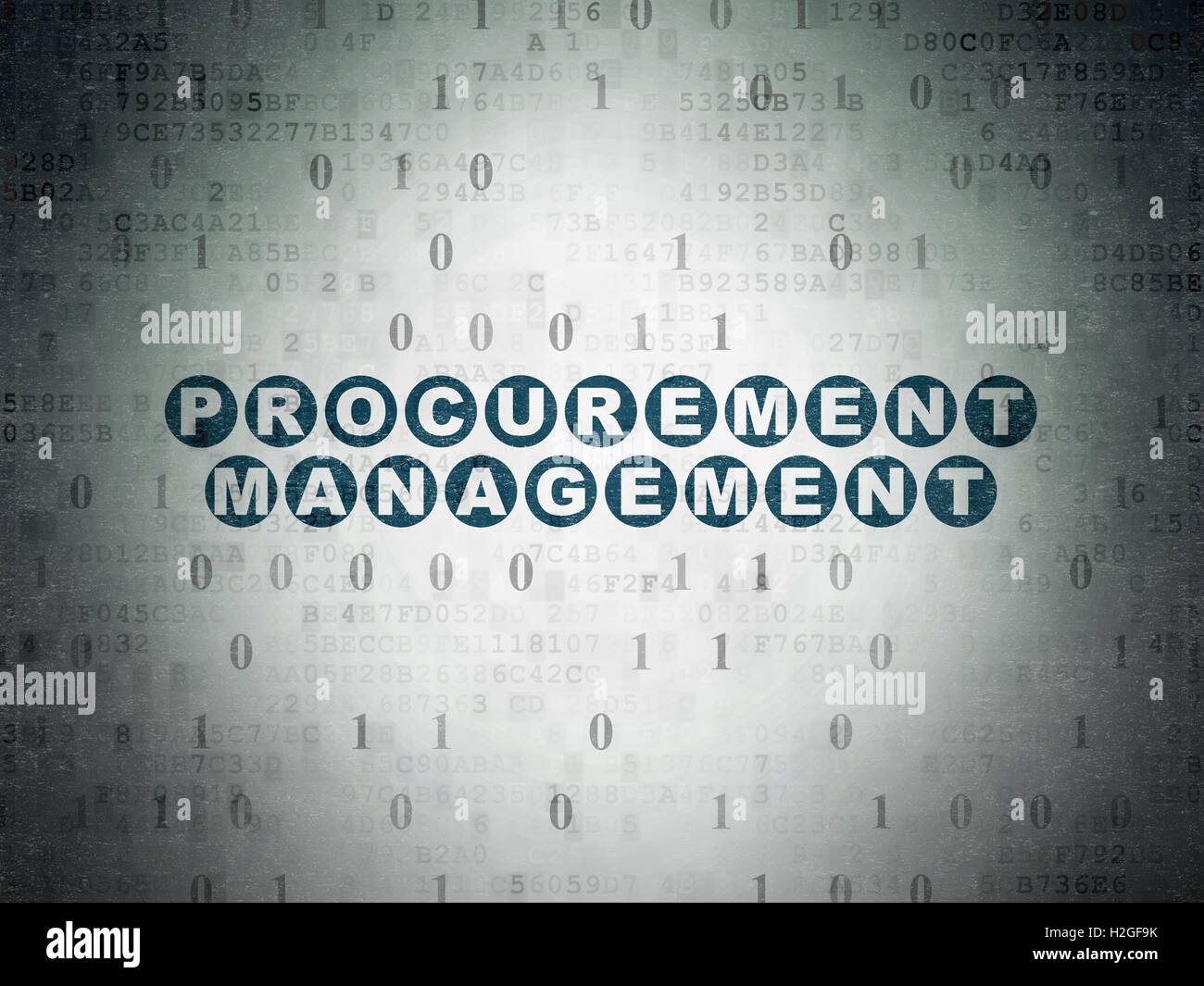 Finance concept: Procurement Management on Digital Data Paper ...