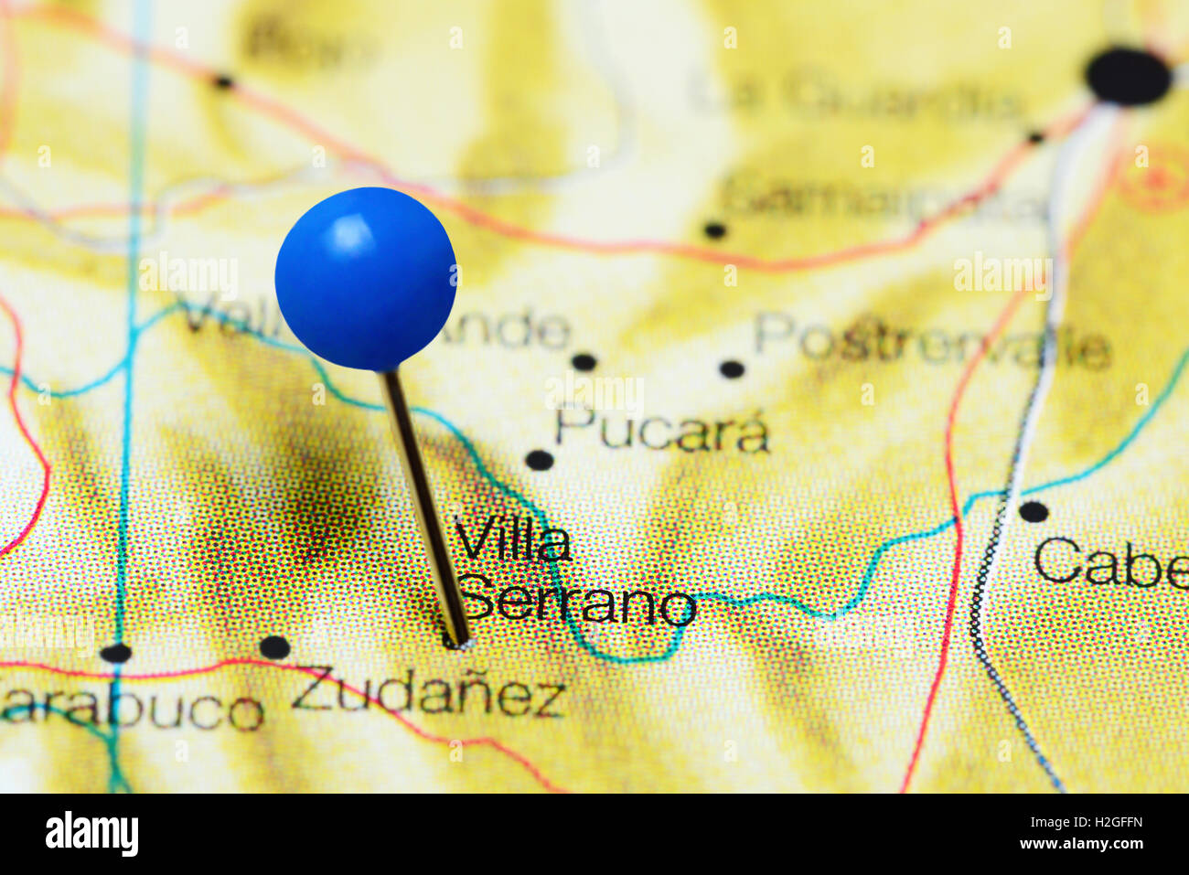 Map of villa hi-res stock photography and images - Alamy