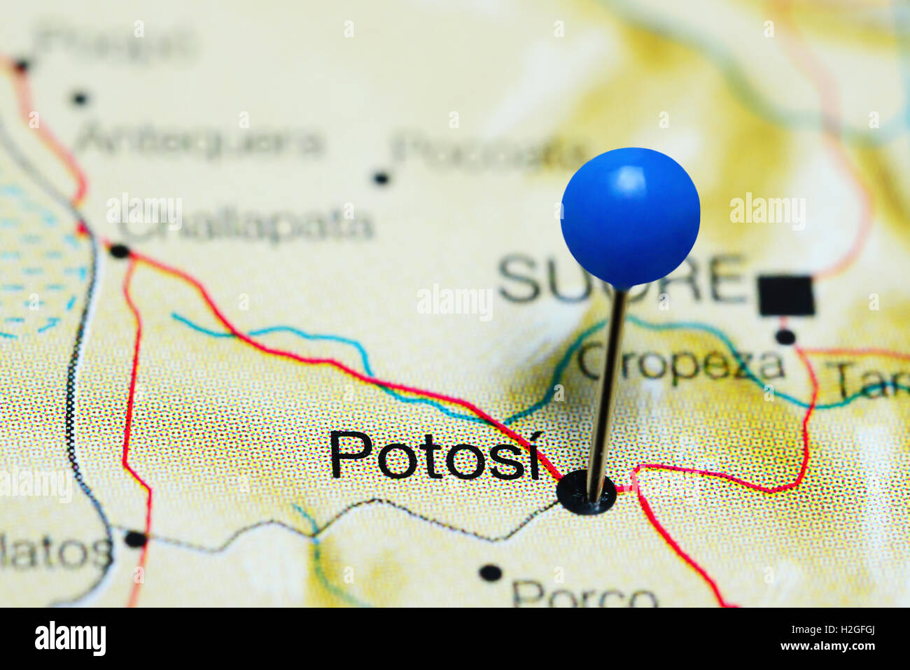 Map of potosi hi-res stock photography and images - Alamy