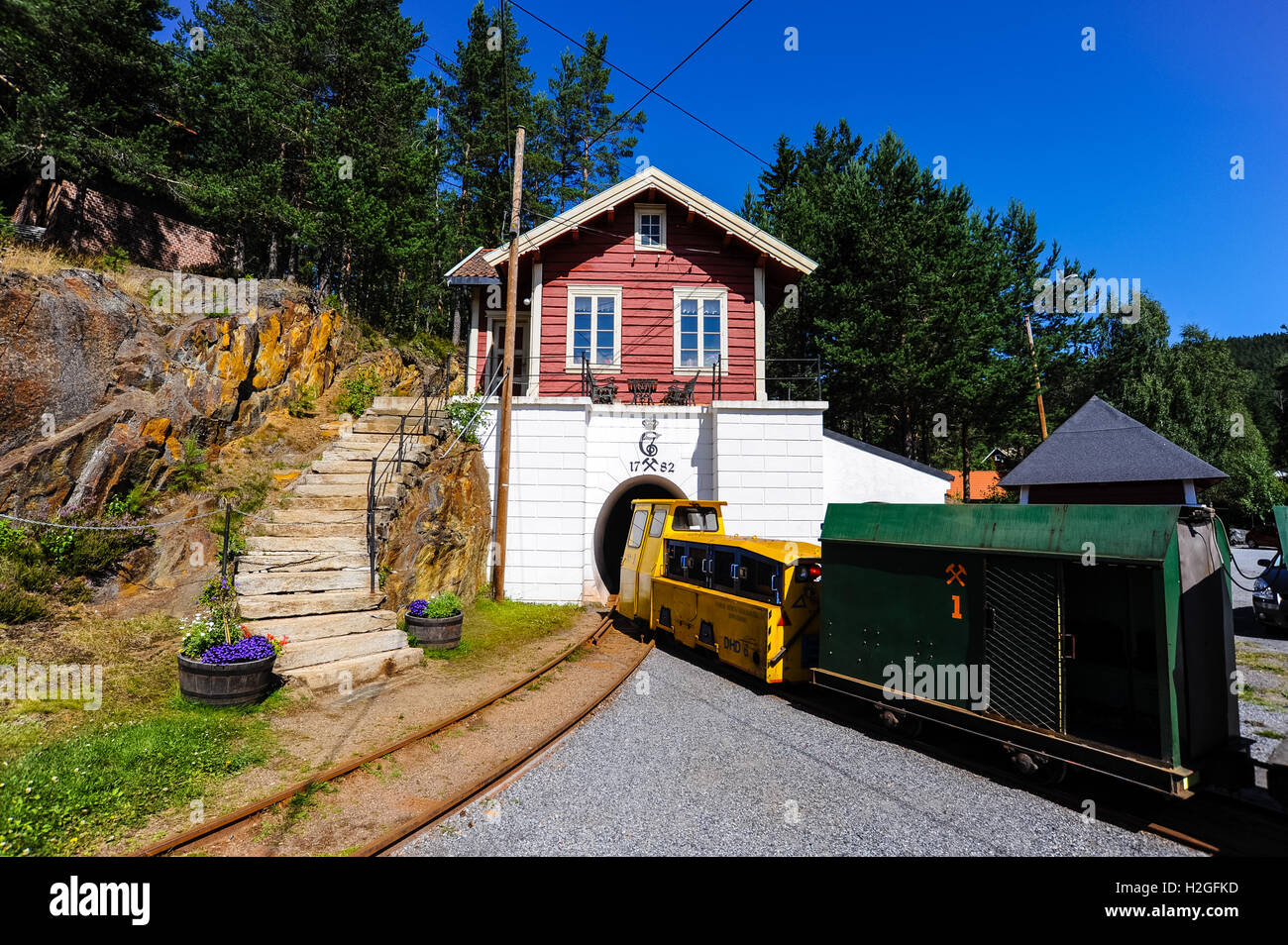 Norway, Kongsberg. The Kings Mine in Saggrenda Stock Photo - Alamy