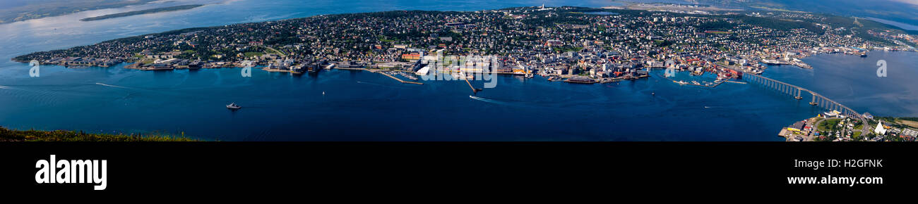 Norway, Tromsø. View from Storsteinen Stock Photo - Alamy