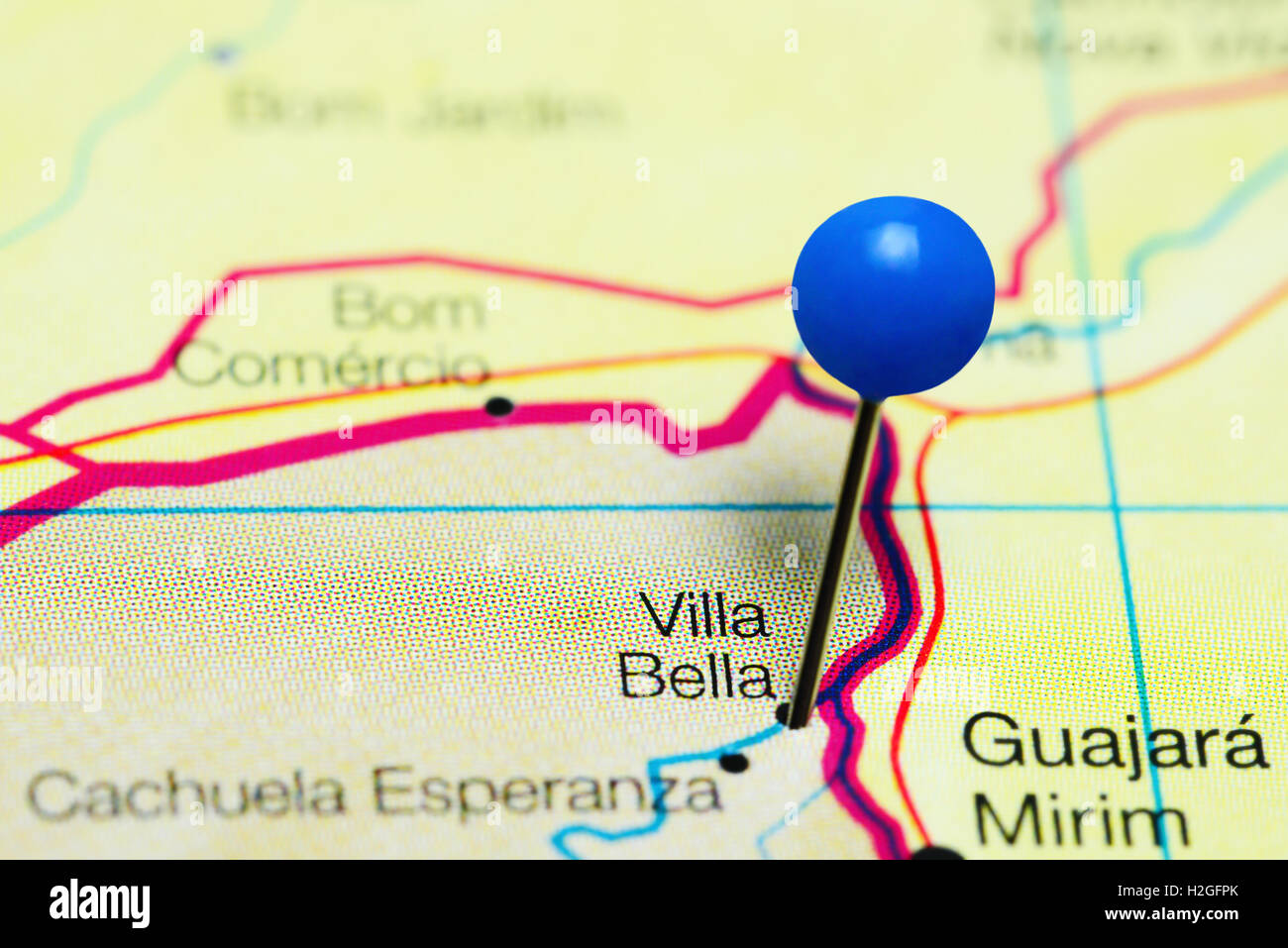 Map of villa hi-res stock photography and images - Alamy