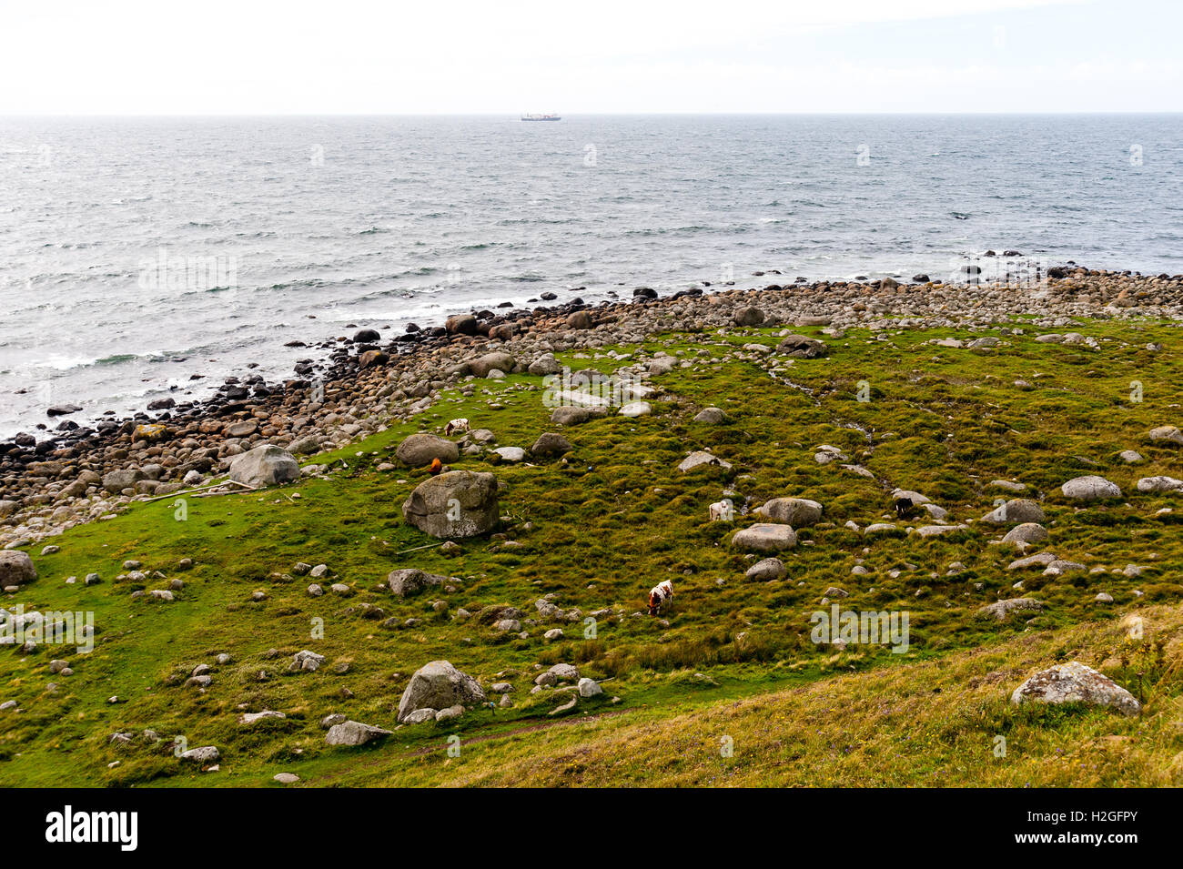 Norway, Rogaland, Obrestad. View from Obrestad Lighthouse Stock Photo ...