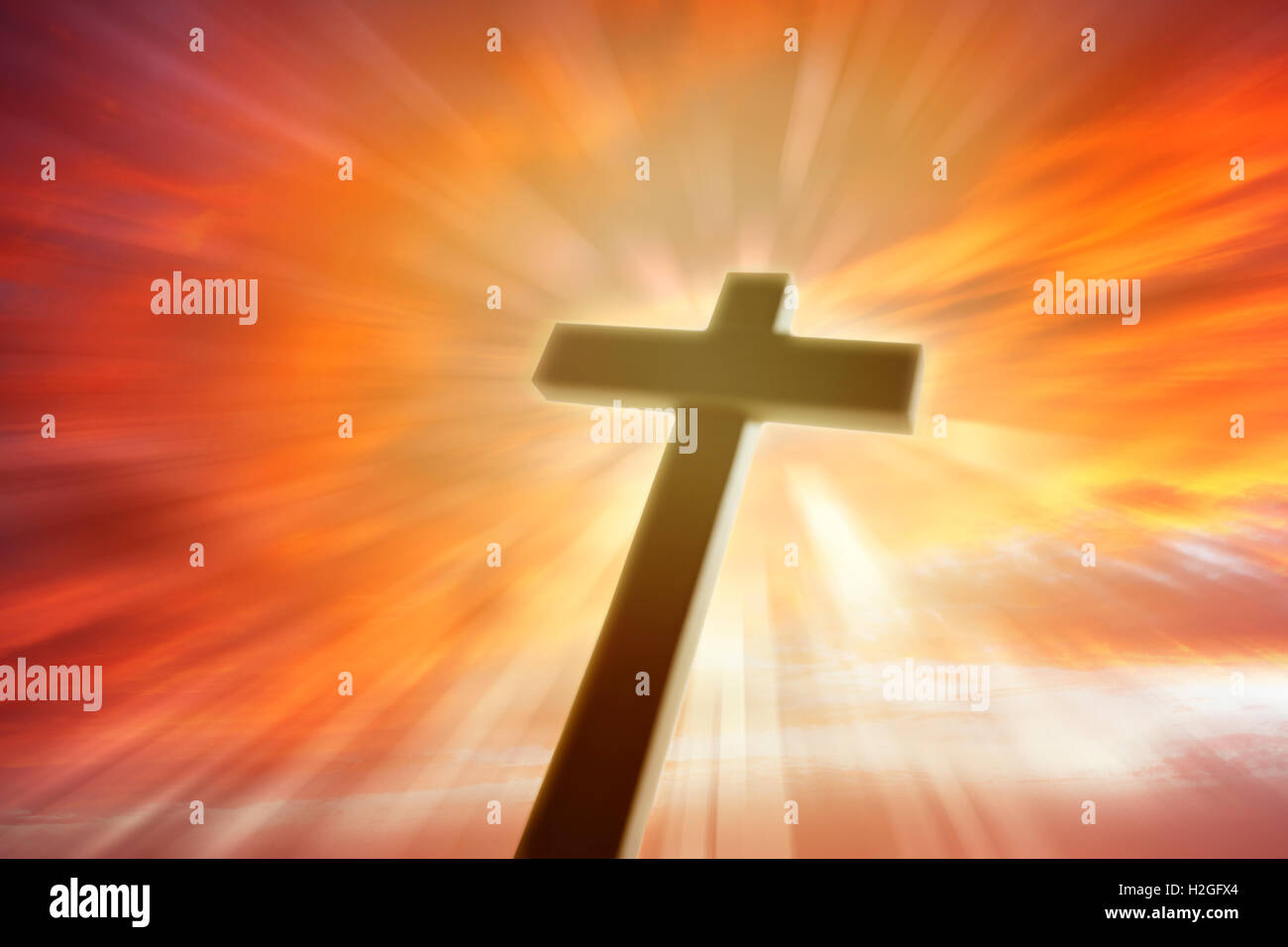 Bright cross hi-res stock photography and images - Alamy