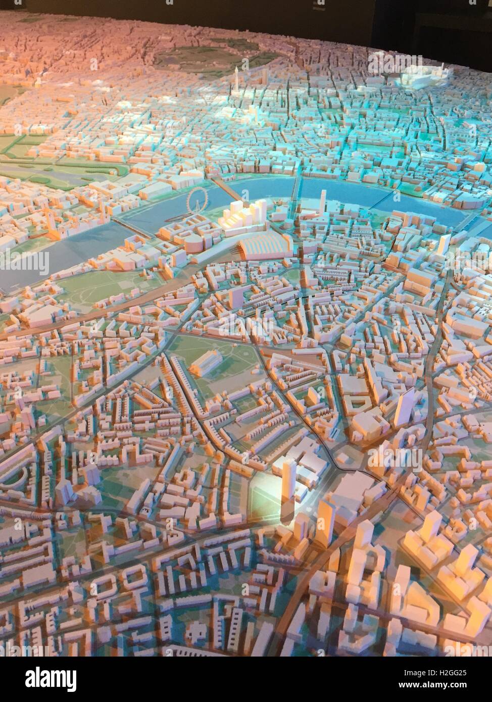 City Replica, Model, Thames River Stock Photo - Alamy